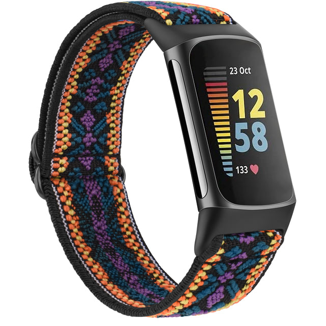 Fitbit Charge 5 Nylon Print Replacement Strap – Bit Straps